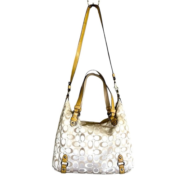 Coach | Bags | Coach Signature Alexandra Shoulder Bagcrossbody Euc ...